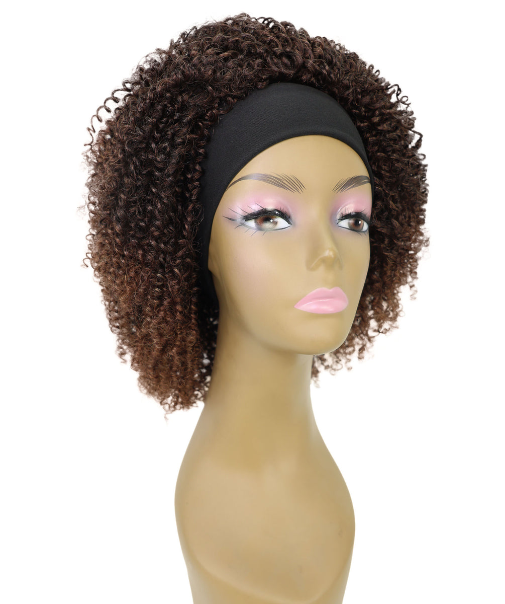AMIYAH 13 in Curly Slip-On Half Hair Wig with Lush Layers of Spiral Cu – luxluxehair
