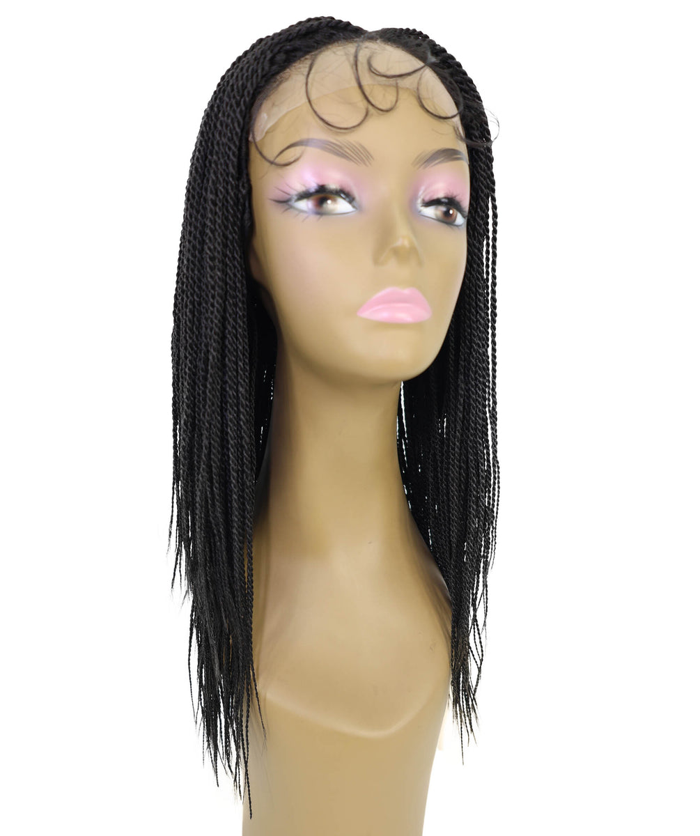 Shavonne Lace Front Long Braided 18.5 Inch Wig with Baby Hair – luxluxehair