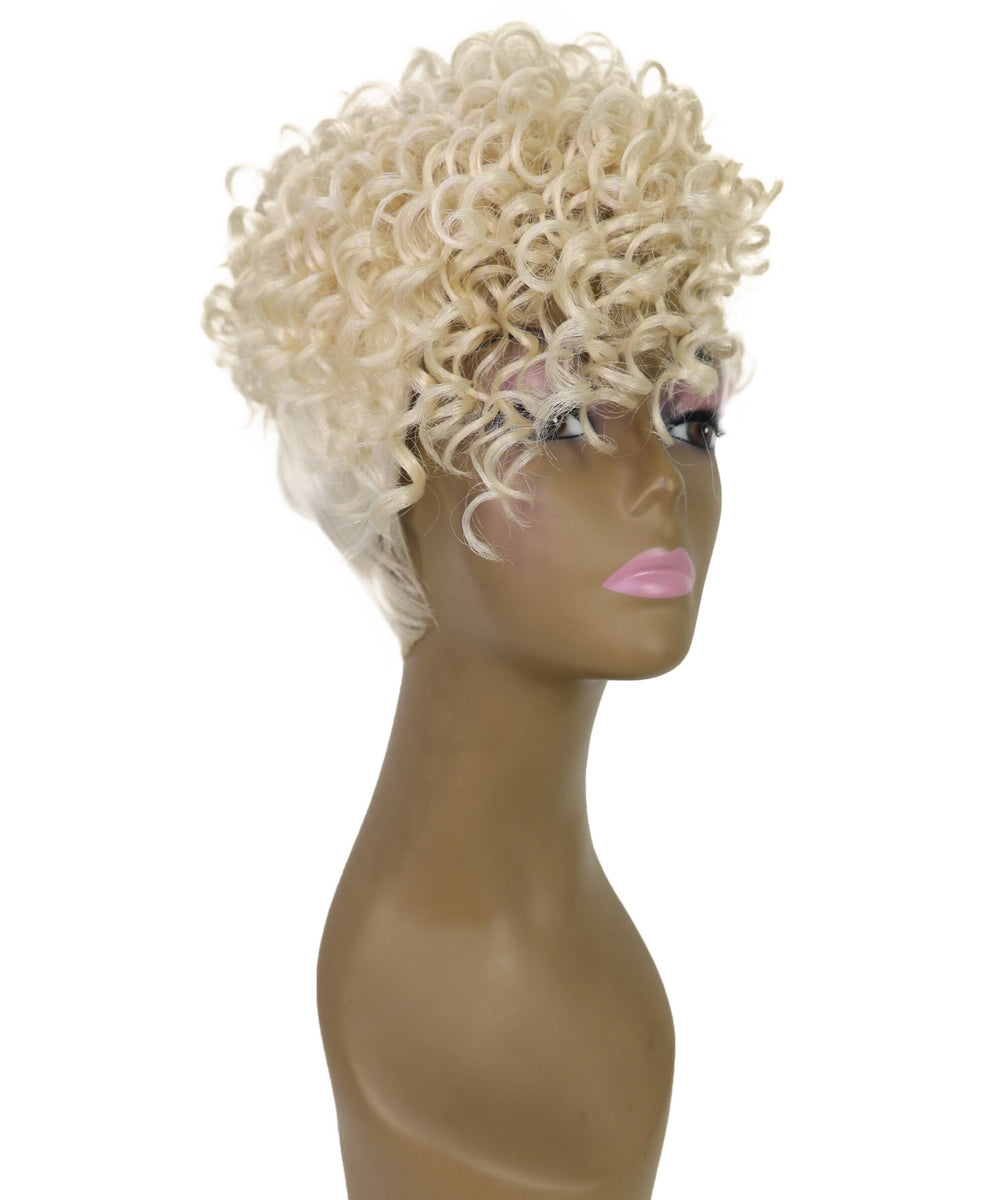 Keyshia Edgy Undercut Style Short Curly Pixie Wig – luxluxehair
