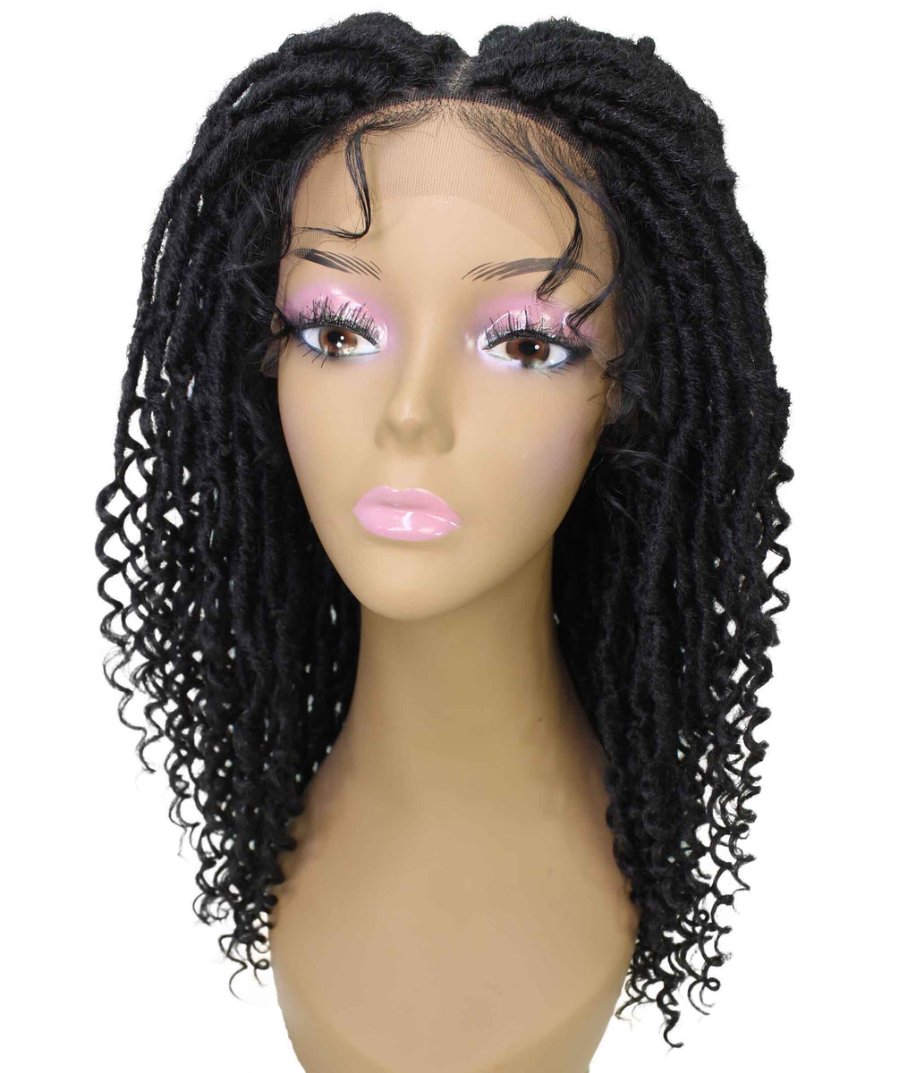Angel 20" Synthetic 4x4 HD Loc Lace Twist Braids Wig – luxluxehair