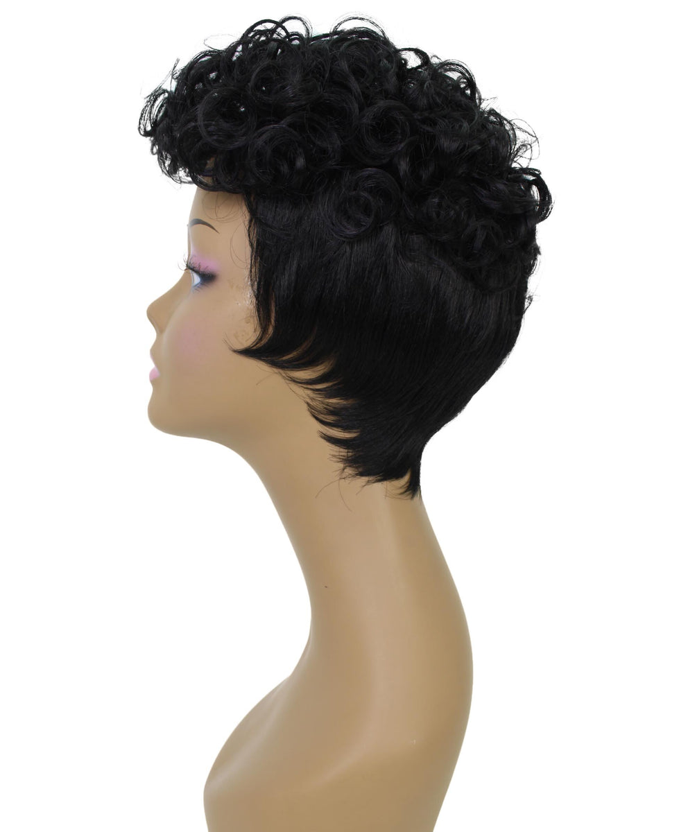 Sydney 10 Inch Curly Mixed Hair Short Tousled Hair Wig – luxluxehair