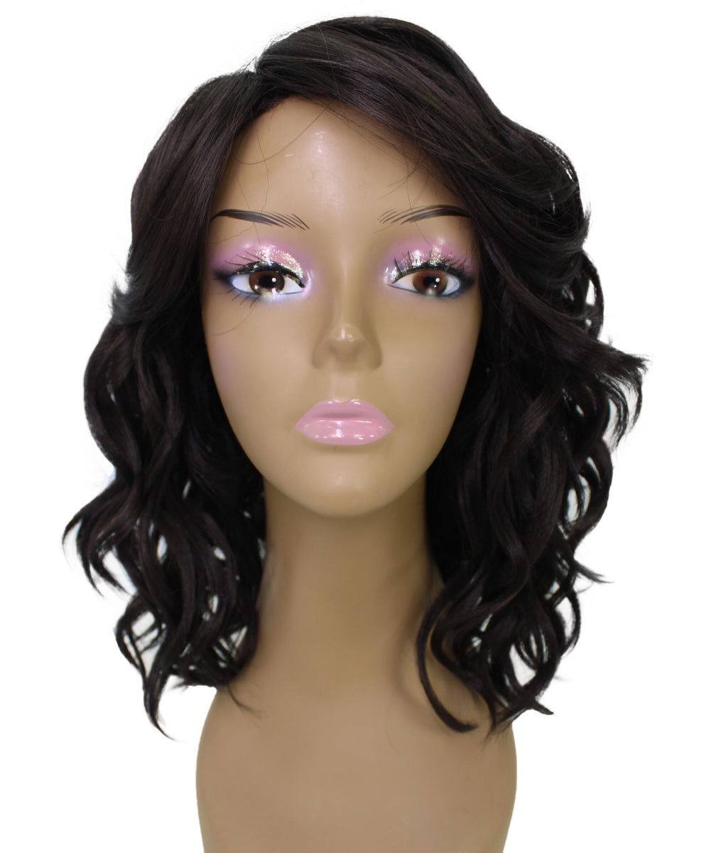 Madison Wavy 14 Inch Mixed Synthetic Layer Full Wig – luxluxehair